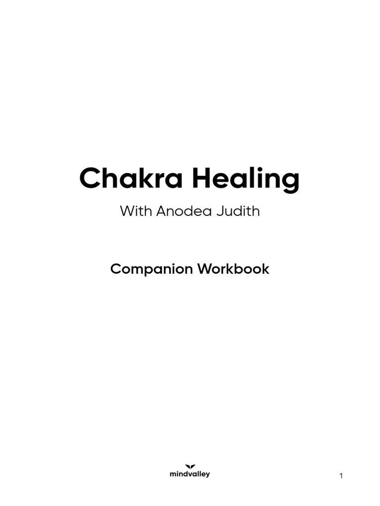 Chakra Healing With Anodea Judith Quest Workbook PDF | PDF | Breathing ...