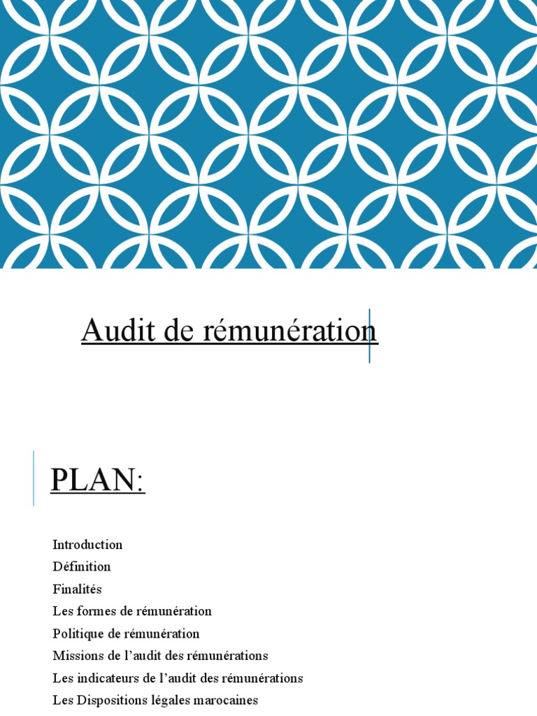 Audit de Rémunération au Maroc | PDF | Rémunération | Audit
