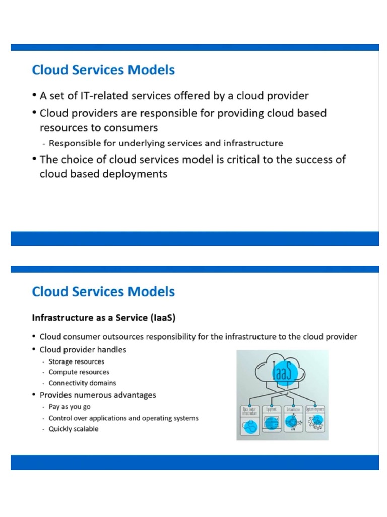 02 - Cloud Service Models | PDF