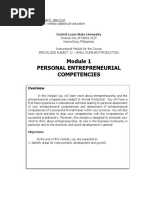 MODULE 1 - Personal Entrepreneurial Competencies PDF | PDF ...