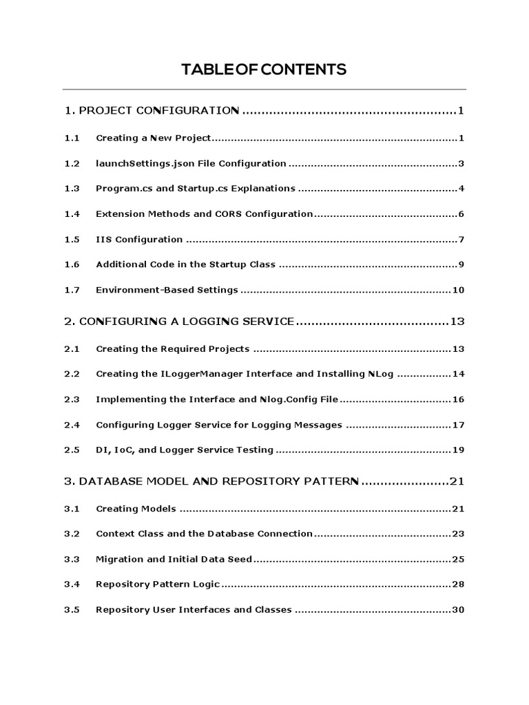 Core 3 Web API ToC PDF | PDF | Application Programming Interface ... Core 3 Web API ToC PDF | PDF | Application Programming Interface ...