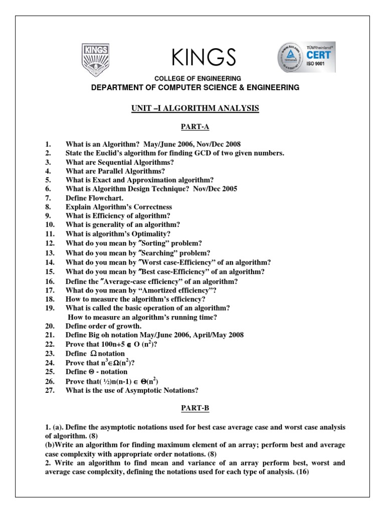 Algorithm Analysis PDF | PDF | Computational Complexity Theory | Algorithms Algorithm Analysis PDF | PDF | Computational Complexity Theory | Algorithms