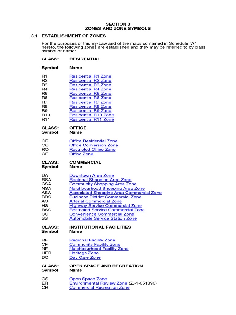 Zoning By-Law Section Explained | PDF | Zoning | Environmental Impact ...