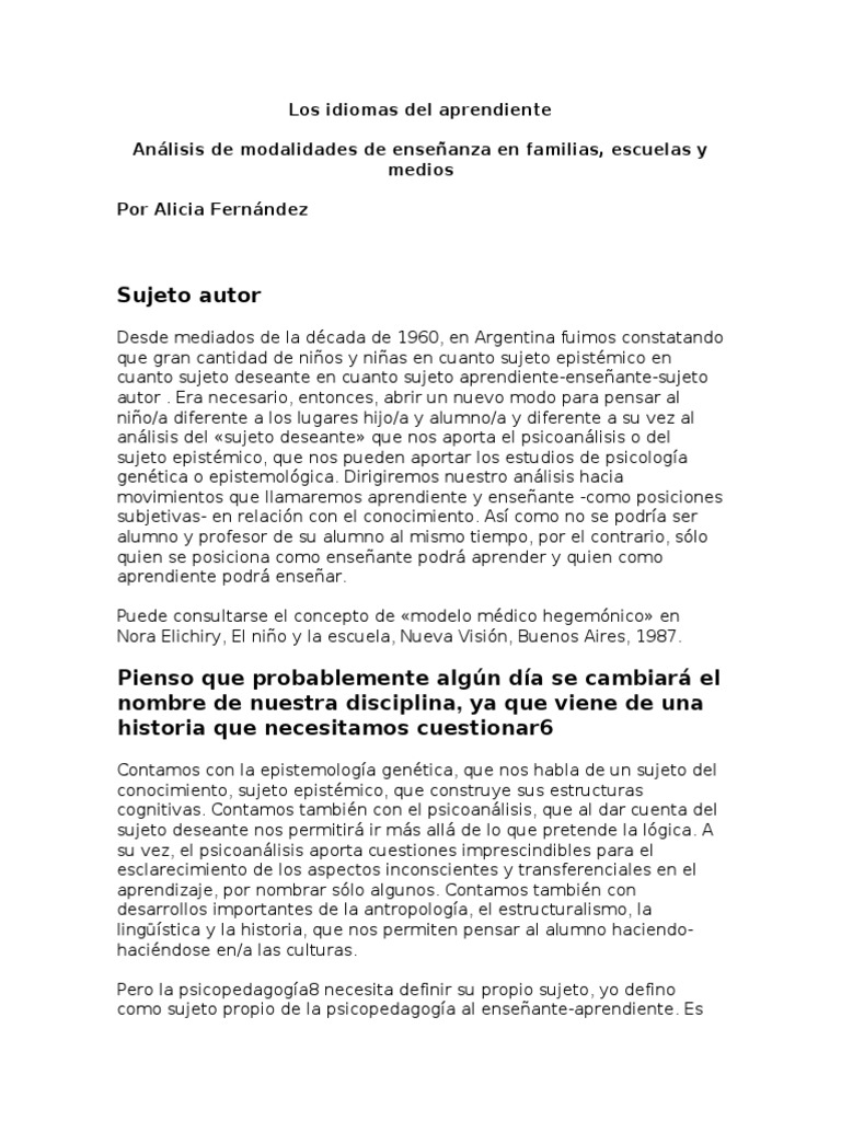 Los Idiomas Del Aprendiente | PDF | Las emociones | Inteligencia