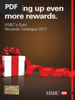 HSBC Platinum Rewards Catalogue 2025 | PDF | Credit Card | Gift Card