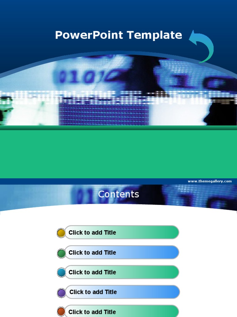 PowerPoint Template for Presentations | PDF | Software