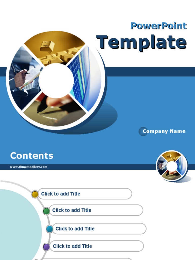 PowerPoint Template 23 | PDF | Software | Computing