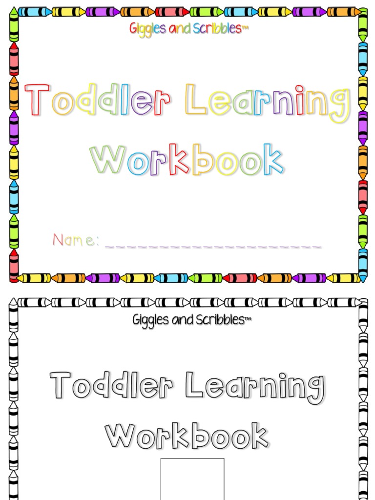 Toddler Learning Workbook - SAMPLE | PDF