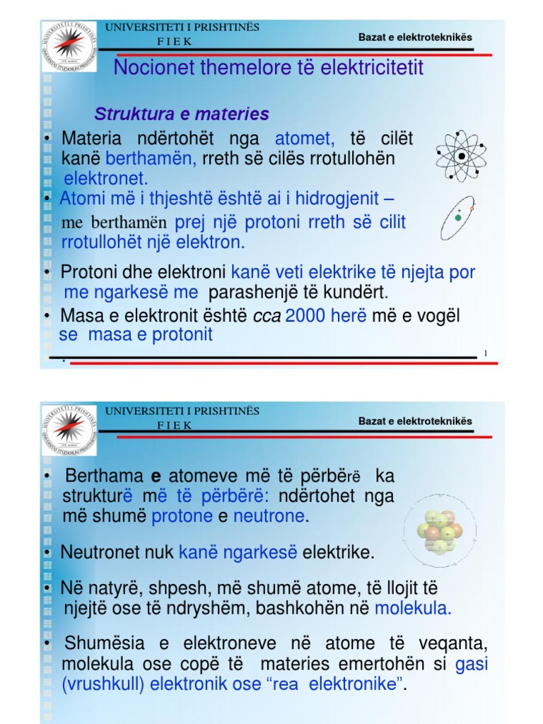 BET1 1 Elektrostatika Elektriciteti | PDF