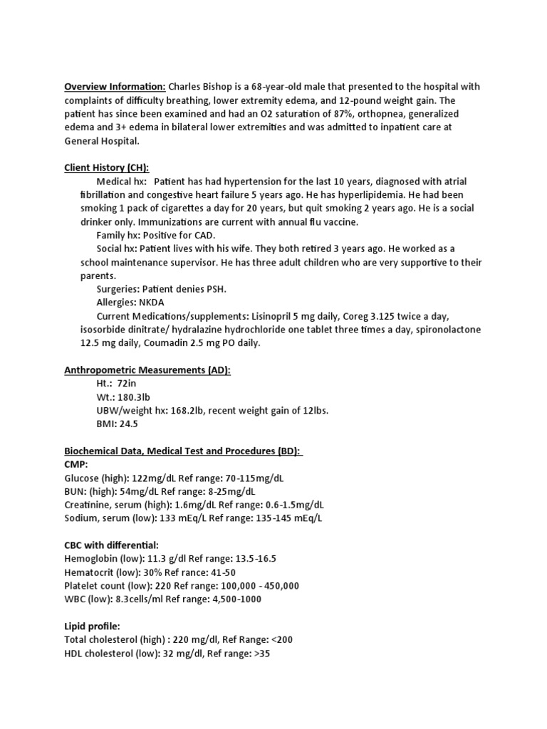 CVD Case Study | Download Free PDF | Dieting | Dash Diet