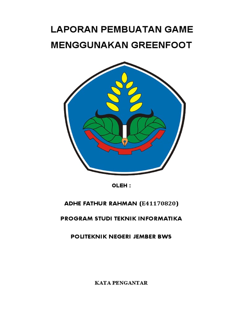 Laporan GREENFOOT | PDF