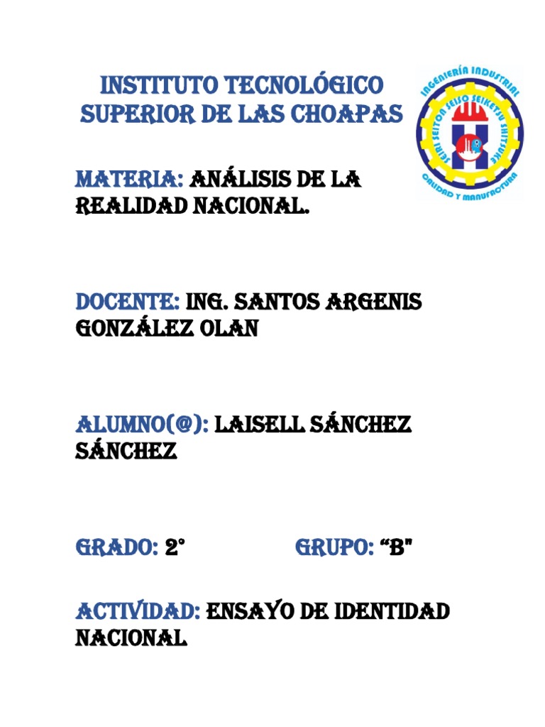 Ensayo de Identidad Nacional | PDF