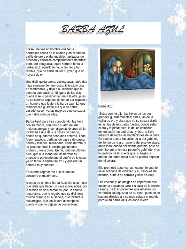 Cuento Barba Azul | PDF