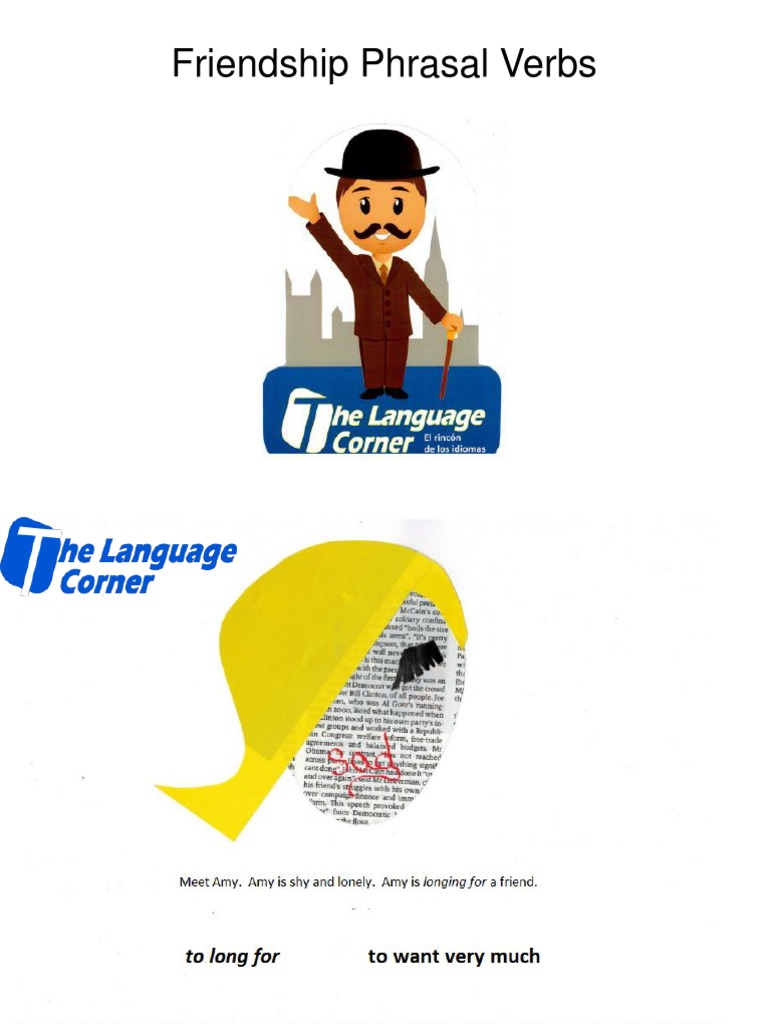 Friendship Phrasal Verbs 7 | PDF | Language Arts & Discipline | Foreign ...