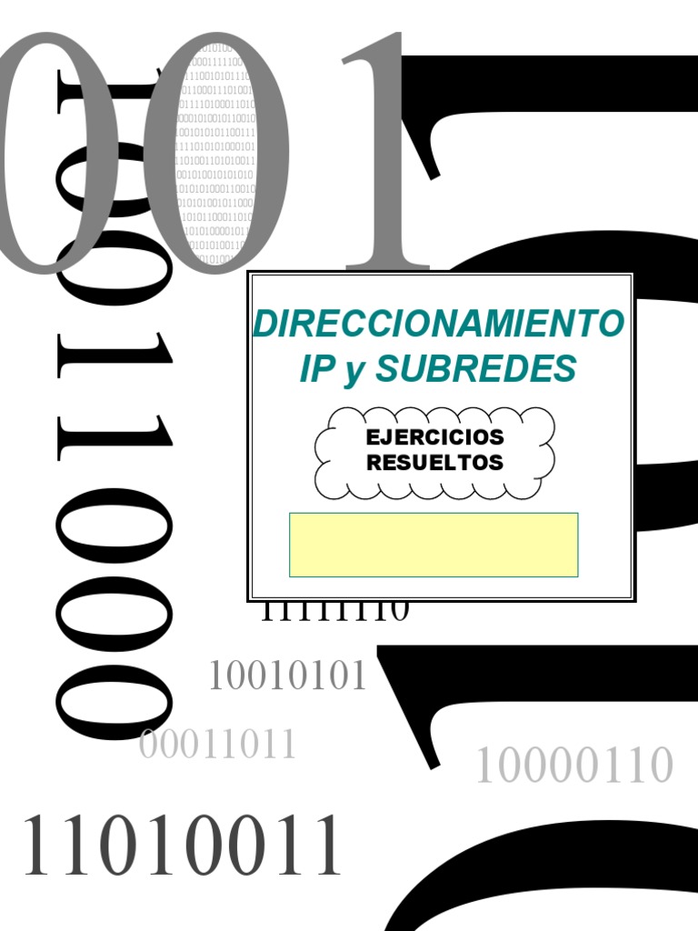 Direccionamiento Ip y Subredes Ejercicios Resueltos PDF | PDF | Dirección IP | Transmisión de datos