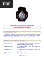 Instrucciones para Reloj Digital GP-3615 | PDF | Reloj | Bienes ...