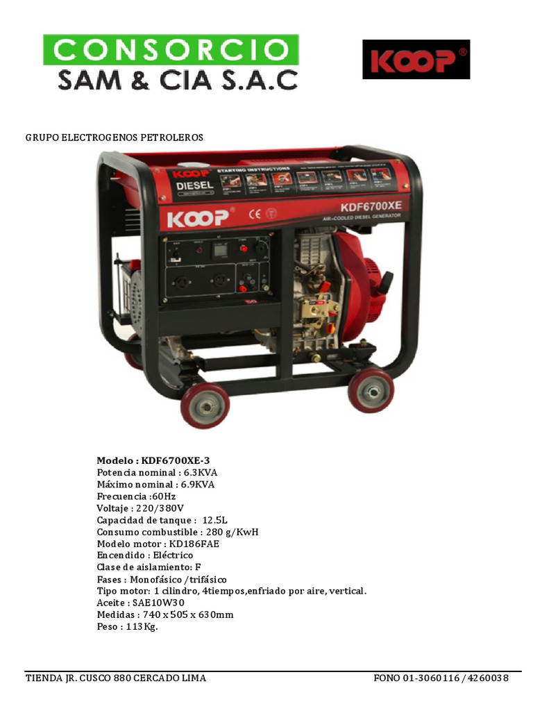 Consorcio Sam Koop-1 PDF | PDF | Inyección de combustible | Energia ...