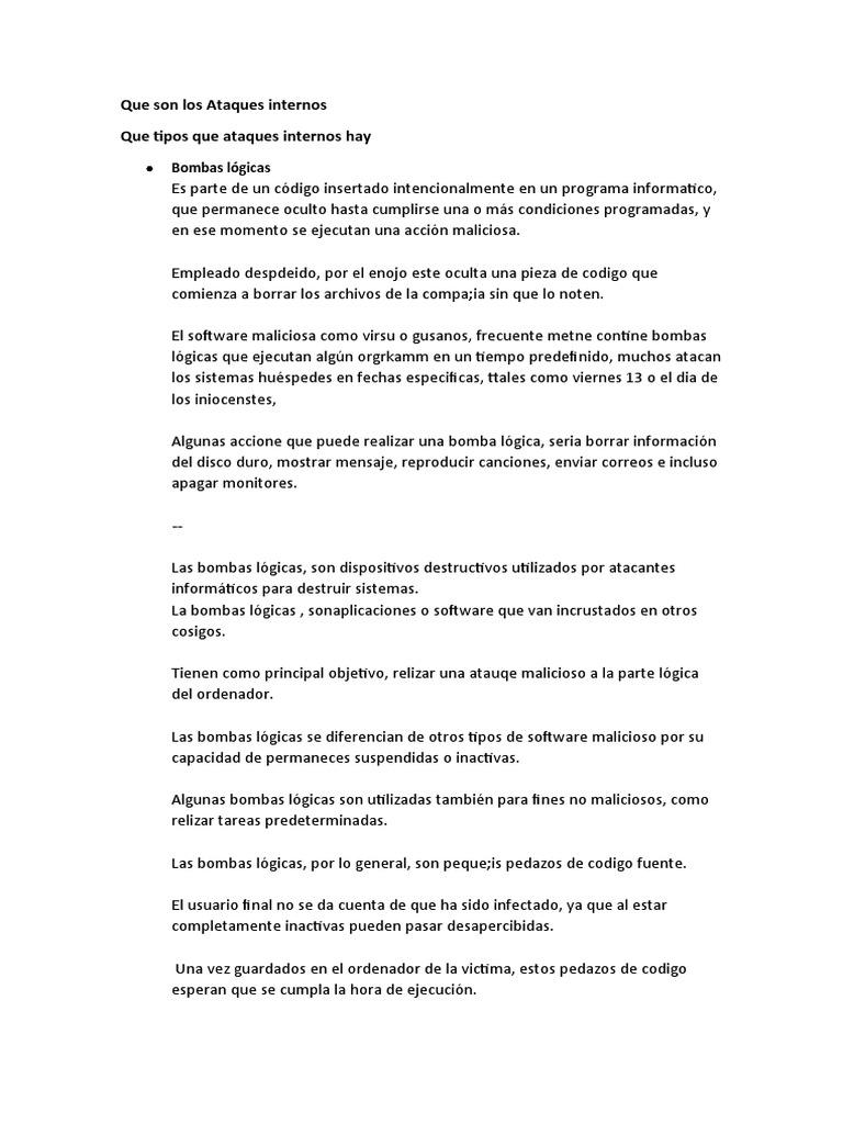 Ataques Internos | PDF | Contraseña | Usuario (informática)