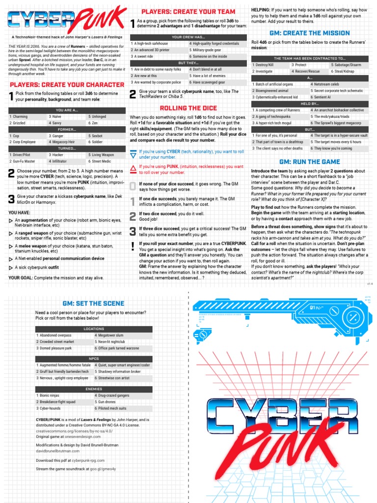 Cyber Punk PDF | PDF | Weaponry | Leisure