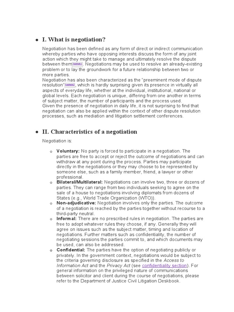 Understanding Negotiation Basics | PDF | Negotiation | Bargaining