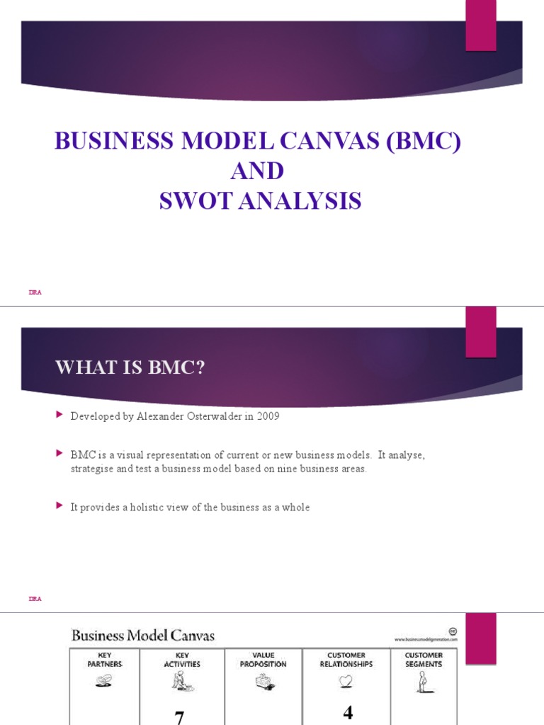BMC & Swot | PDF | Swot Analysis | Business Model