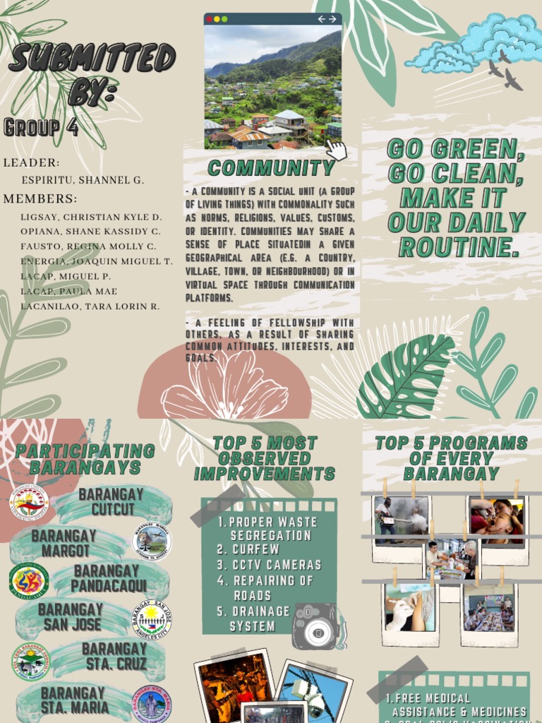 Go Green Community Initiative | PDF | Health Sciences | Vaccines