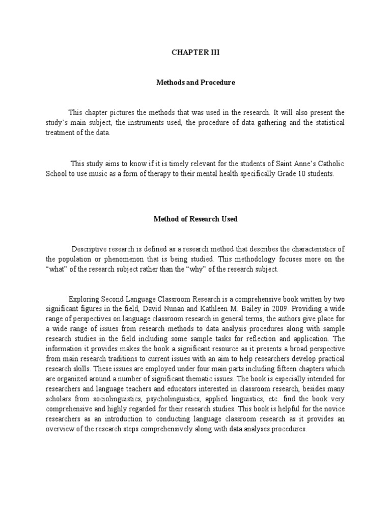 Chapter 3 Research | Download Free PDF | Survey Methodology ...