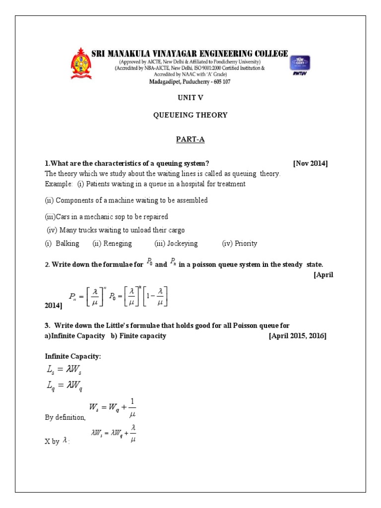 Unit V PRP U.Q | PDF | Probability Theory | Analysis