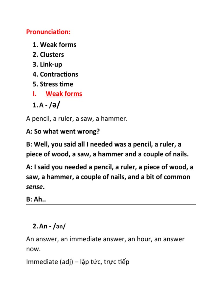 Elements of Pronunciation | PDF