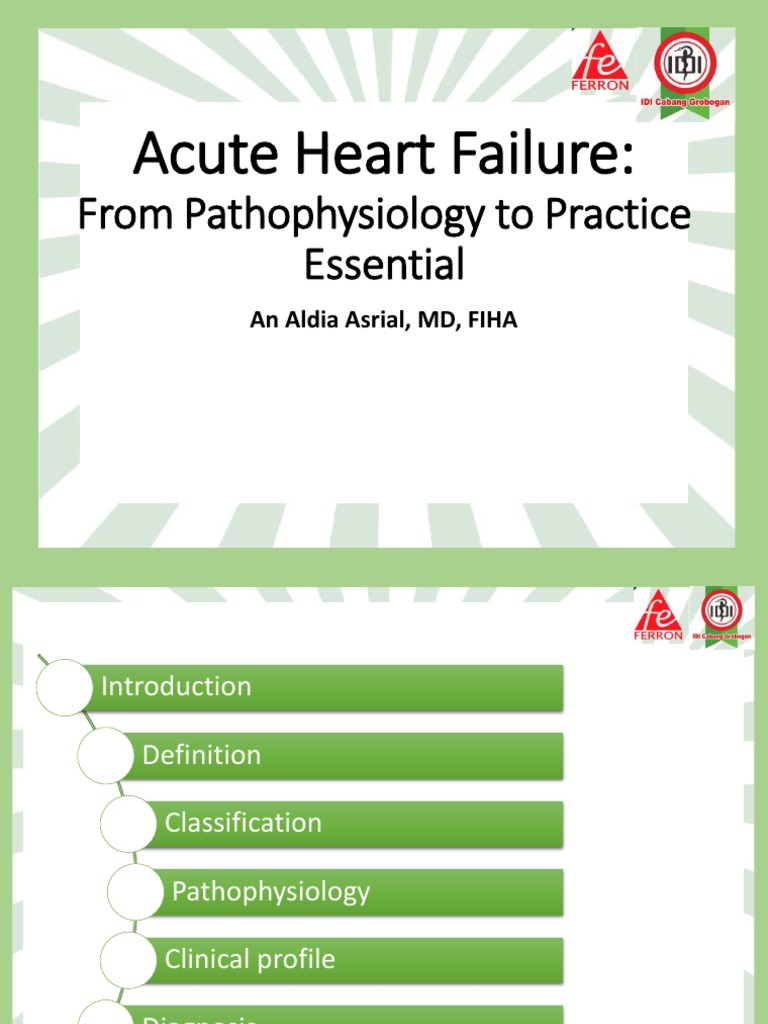 Acute Heart Failure PDF | PDF | Heart Failure | Heart