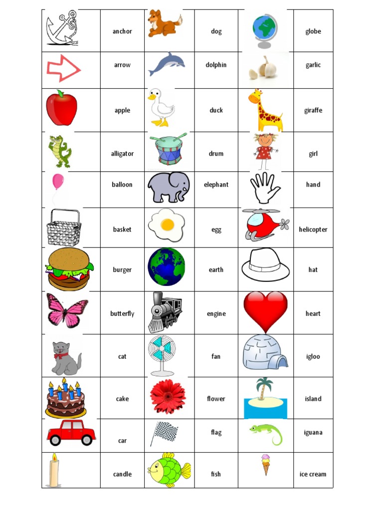 Alphabet (Pictures and Words) | PDF | Young Adult