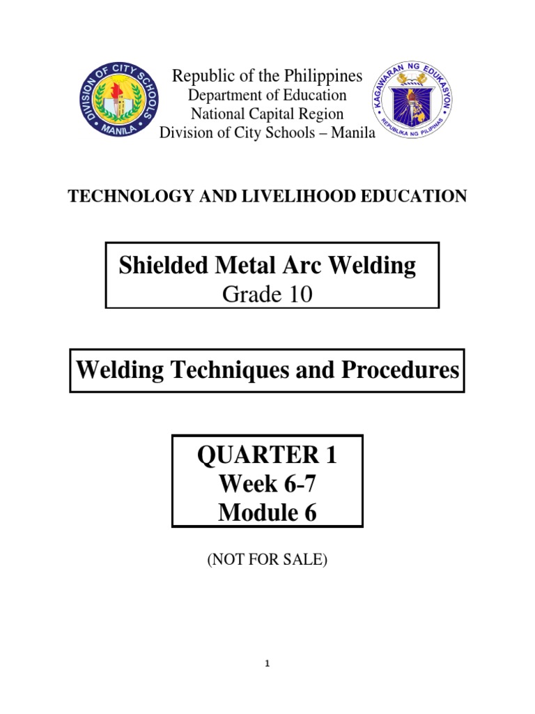 Shielded Metal Arc Welding: Grade 10 | PDF | Joining | Welding