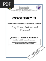 TLE G 7 - 8 Module 1 Commercial Cooking - Week 1 Concept of Cookery ...