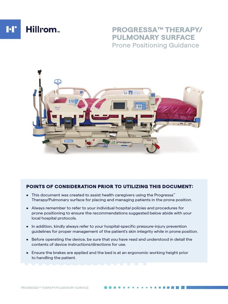 APR102801-EN-EMEA-r1 Progressa Bed Proning document-LR PDF | PDF ...