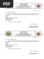 Halimbawa NG Agenda | PDF