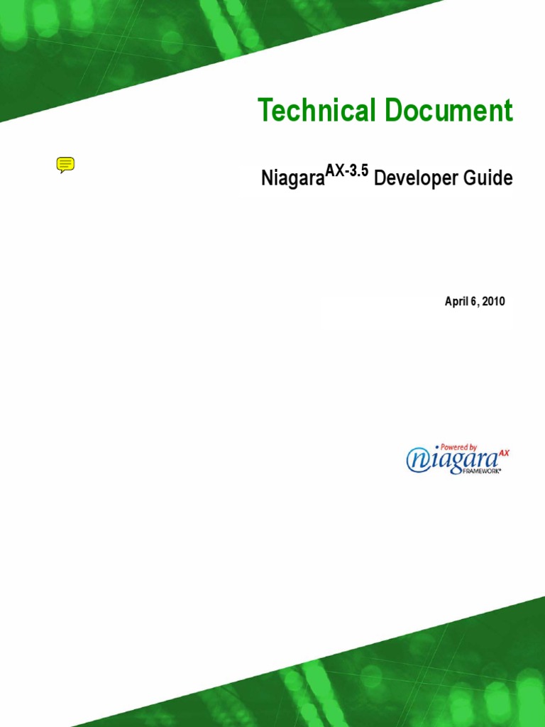 Niagara AX - Developer Guide | Download Free PDF | Application Programming Interface | Class ...