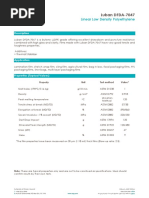Etilinas Petlin LDPE N125Y Data Sheet | PDF | Polyethylene | Materials