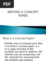The Concept Paper With Sample | PDF | Concept | Idea