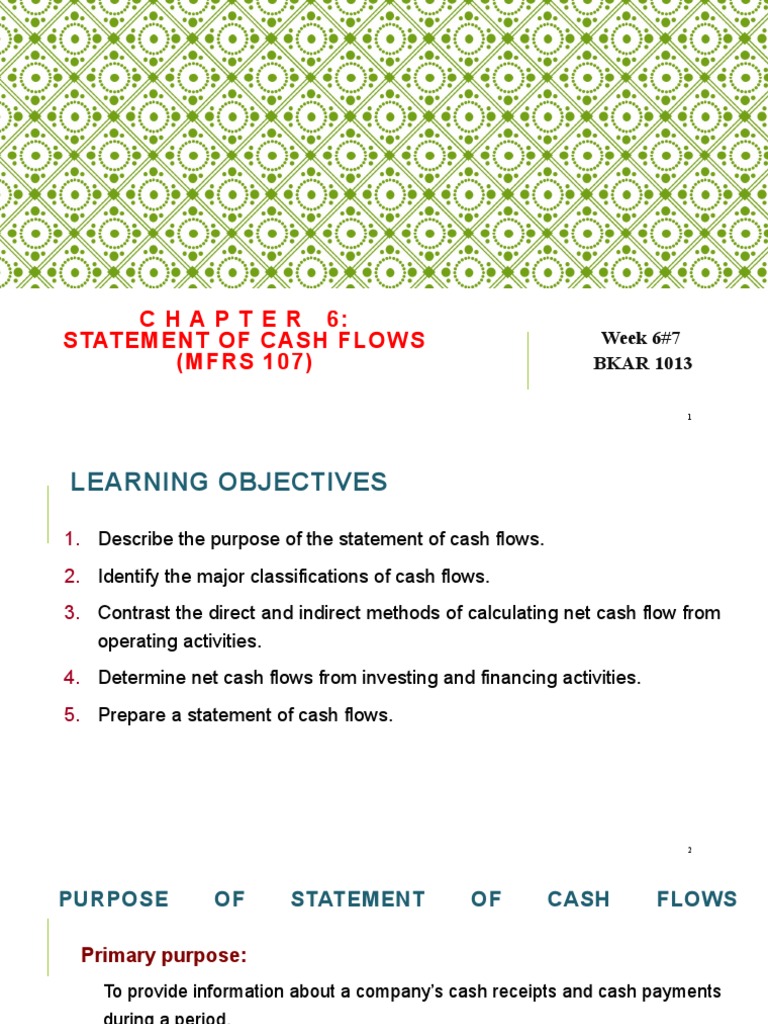 Chapter 6-SOCF Part B | PDF | Cash Flow Statement | Expense