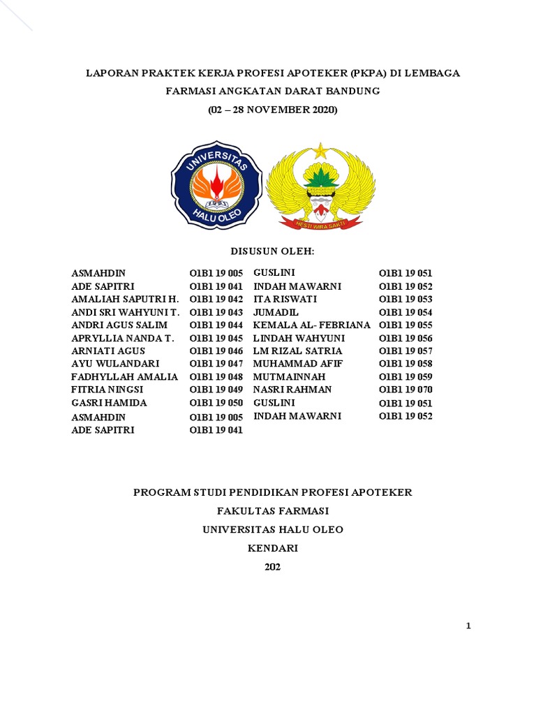 Laporan Pkpa Lafi Ad 2020 | PDF