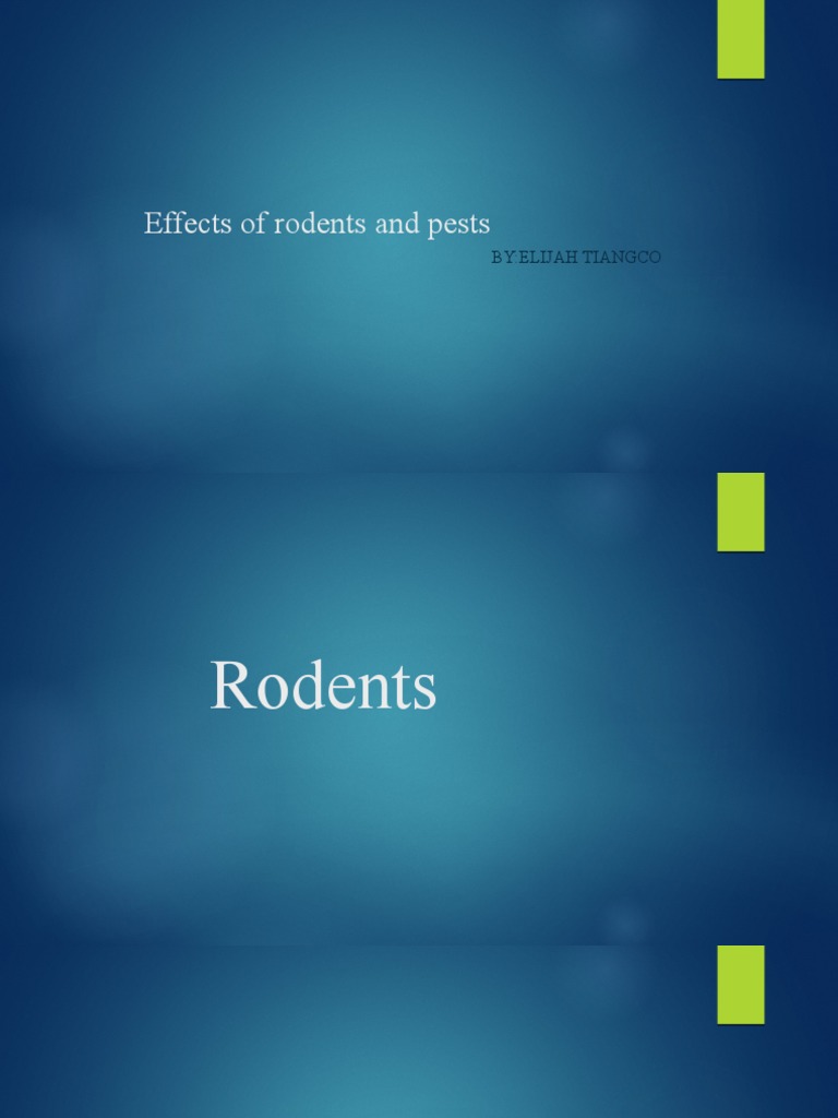 Rodents and Pests: Overview and Examples | PDF | Wellness | Science ...