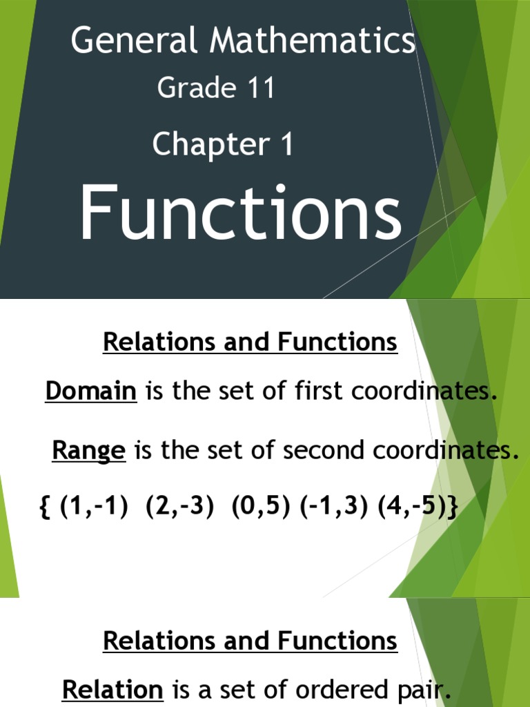 General Mathematics: Grade 11 | PDF | Function (Mathematics ...