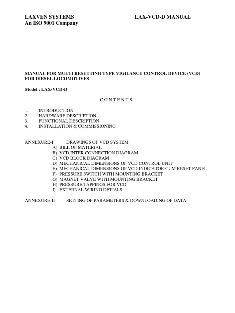 VCD-D Manual | Download Free PDF | Microcontroller | Power Supply