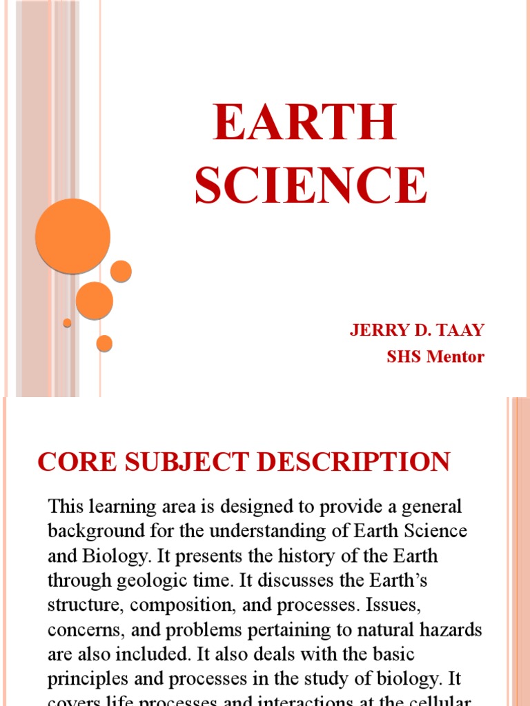 An In-Depth Exploration of Earth Science Concepts and Theories | PDF ...