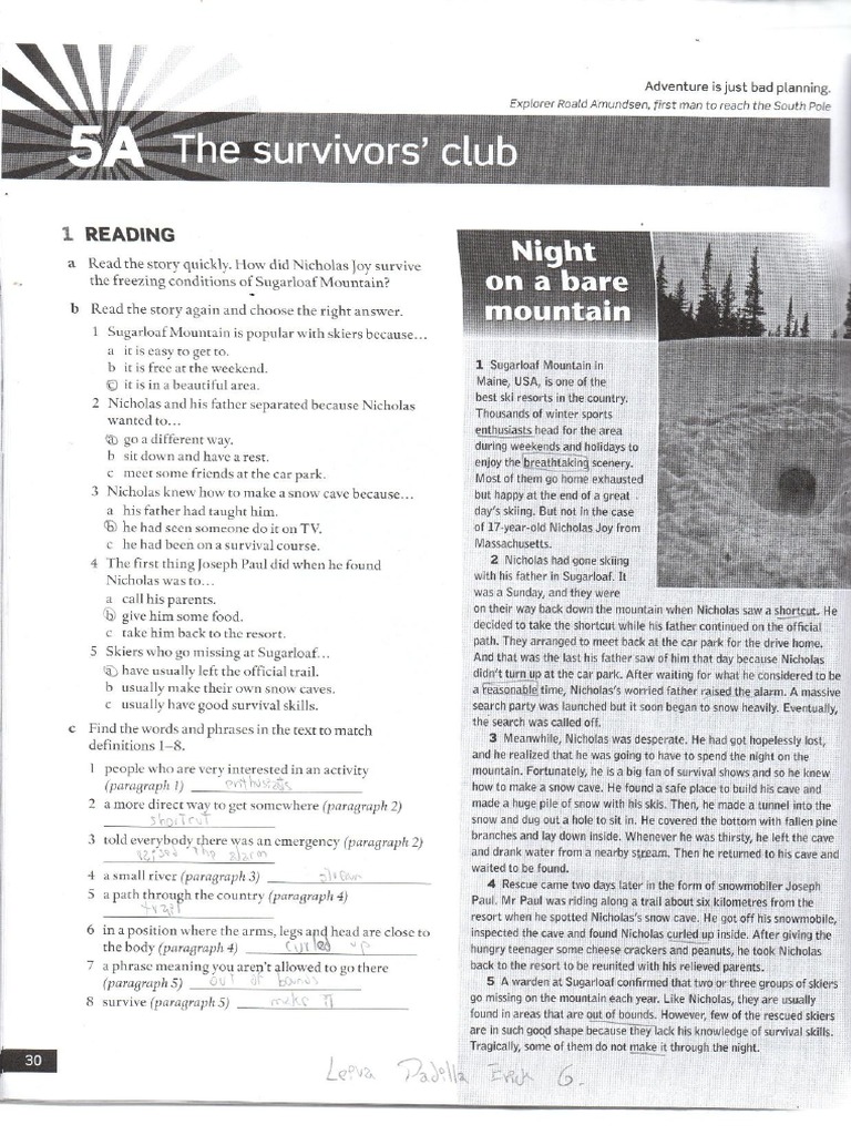 Workbook 5a-5b | PDF