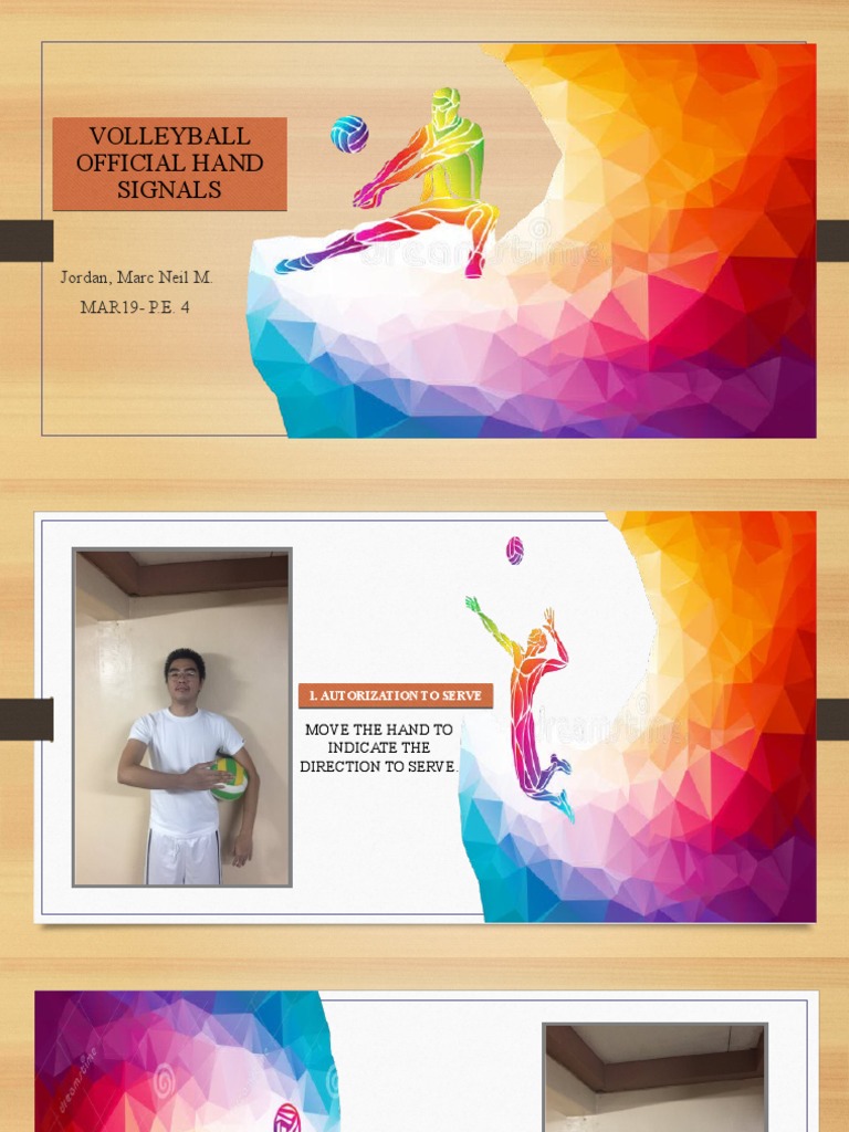 Volleyball Referee Hand Signals Guide | PDF