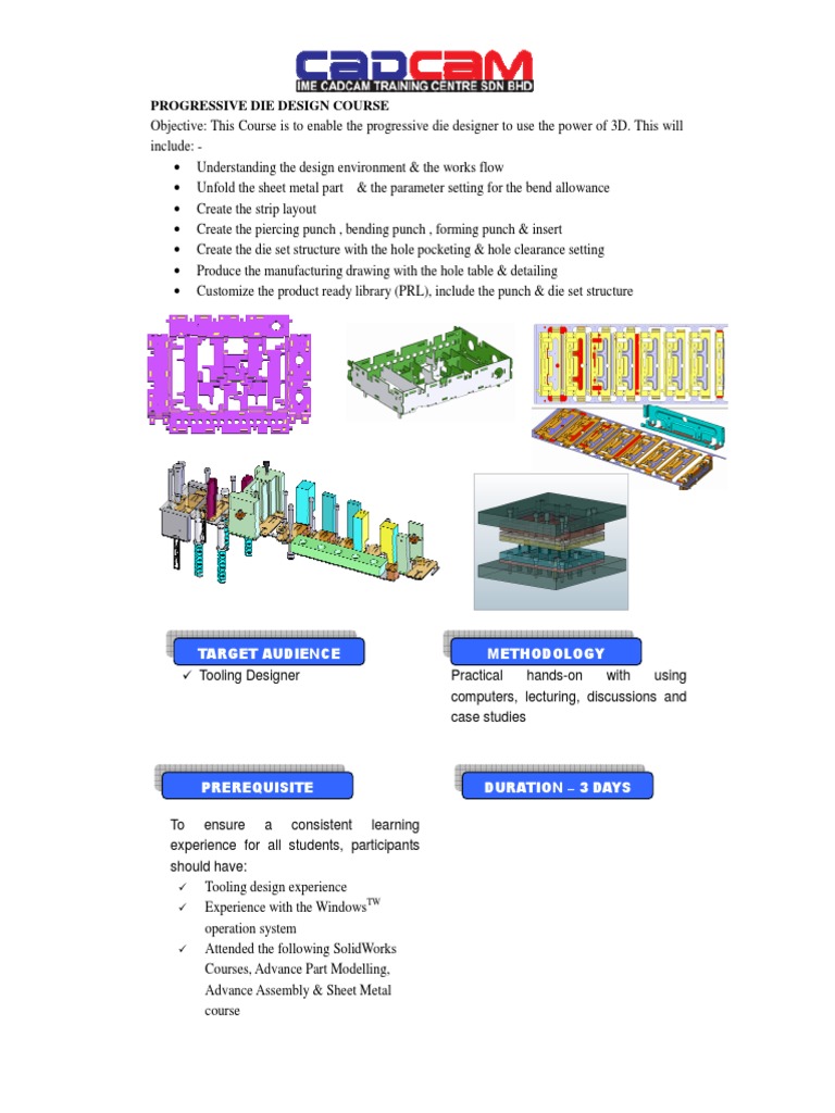 Progressive Die Design Course Overview | PDF | Art