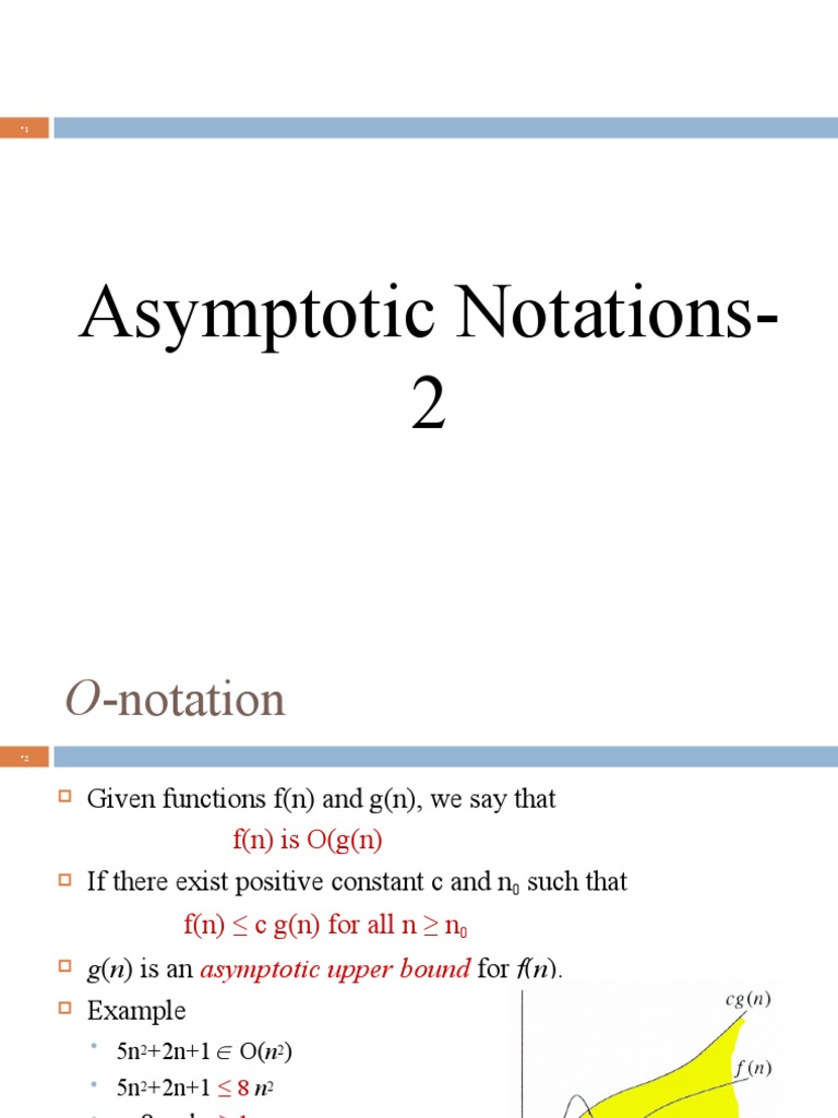 Lect 7 - Asymptotic Notation-2 | Download Free PDF | Time Complexity ...