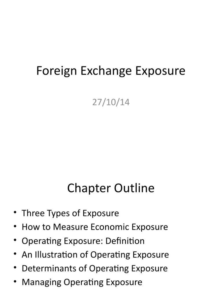 Foreign Exchange Exposure | PDF | Hedge (Finance) | Futures Contract