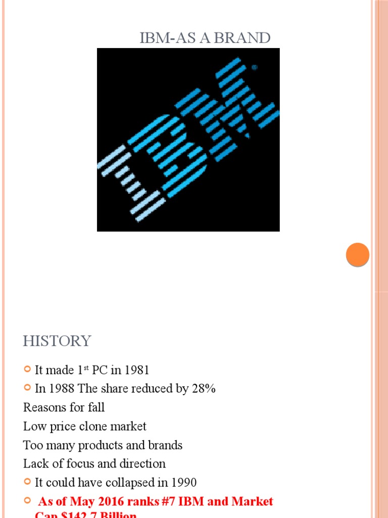IBM Brand Evolution and Strategies | PDF